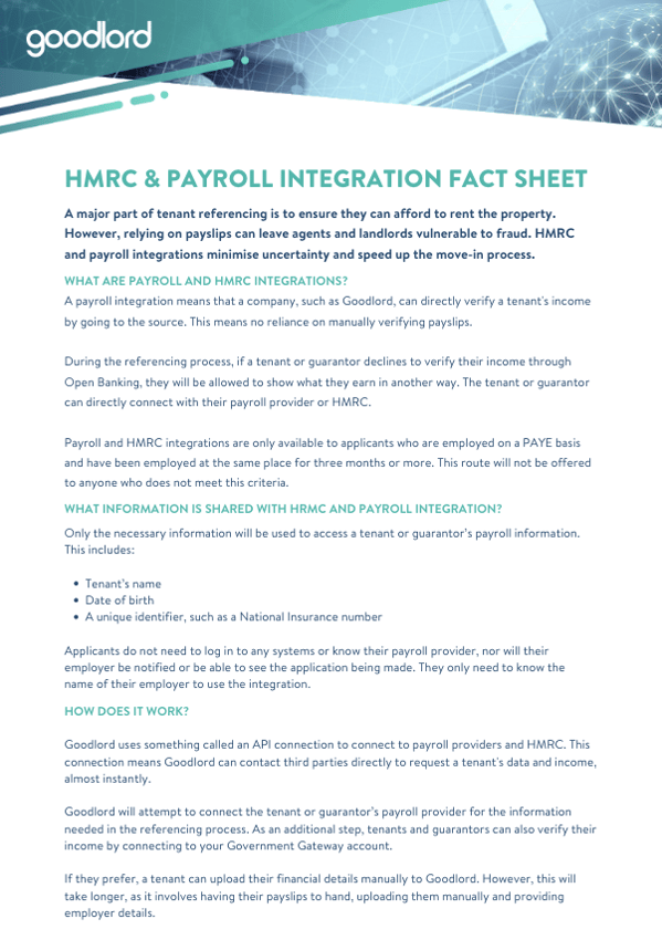 INFOSHEET: Your Fact Sheet on HMRC and Payroll Integration